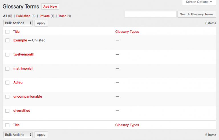 Glossaries – Montgomery College Pressbooks Guide