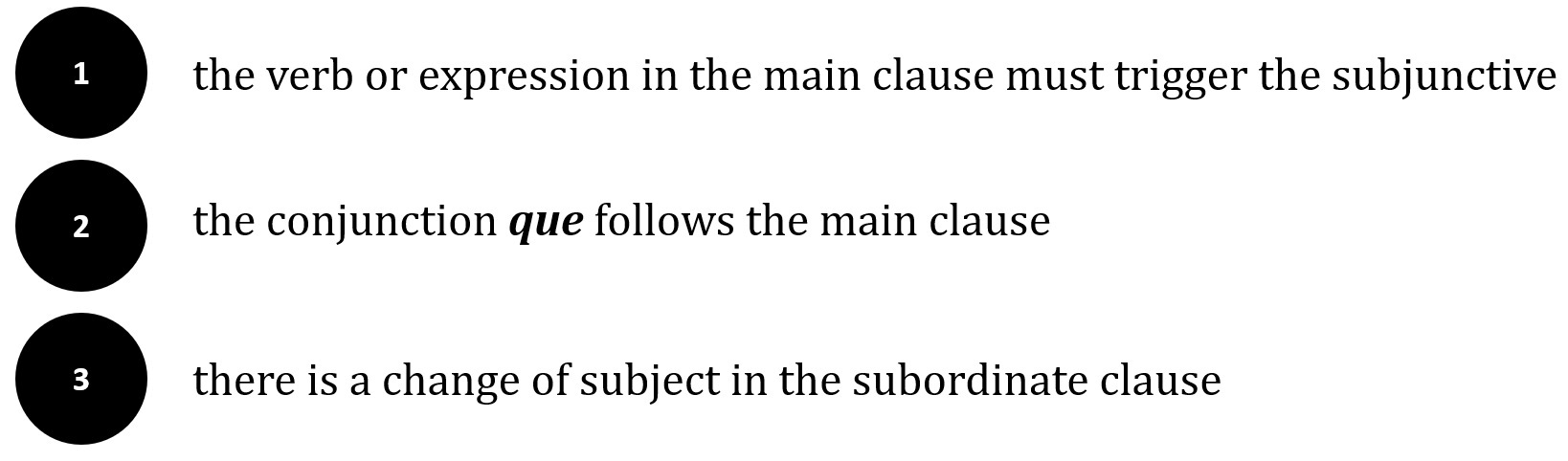 Use of the Present Subjunctive with verbs and expressions of will and ...