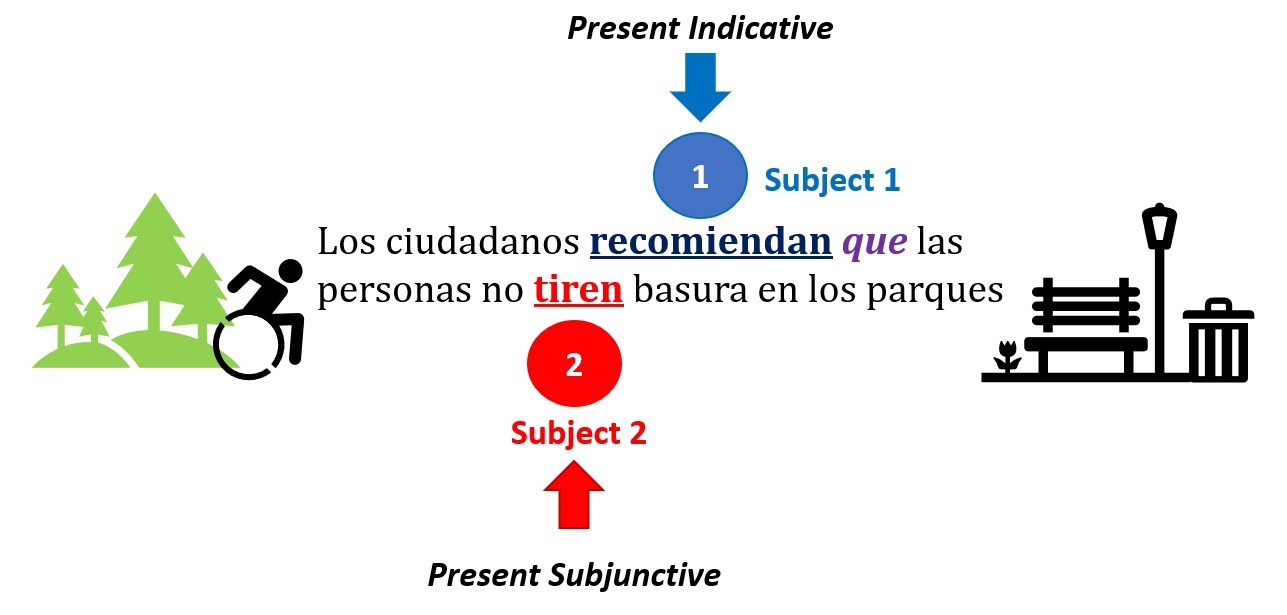 Use of the Present Subjunctive with verbs and expressions of will and ...