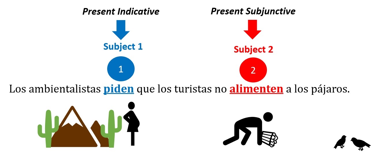 Use of the Present Subjunctive with verbs and expressions of will and ...